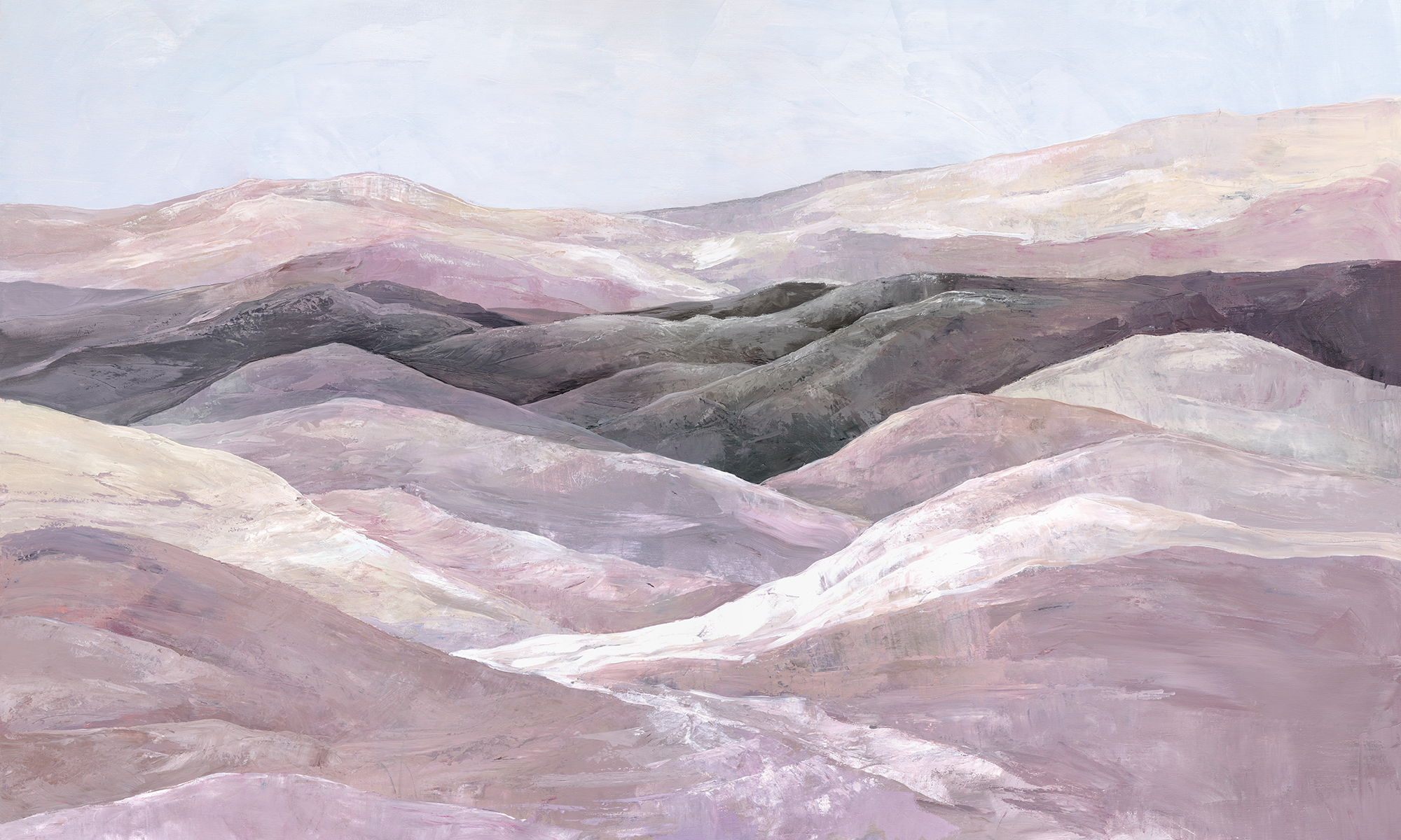 Oryginalny mural Abstrakcja Hills