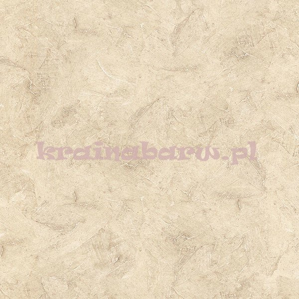 Gładka beżowa tapeta imitująca tynk - Kraina Barw