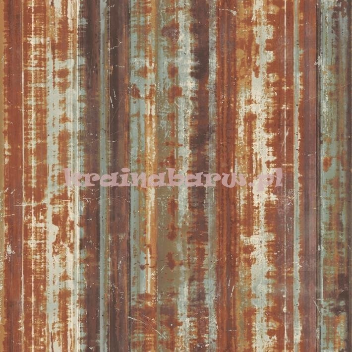 Modna tapeta przypominająca blachę z rdzą i patyną | TAPETY \ WZORY ...